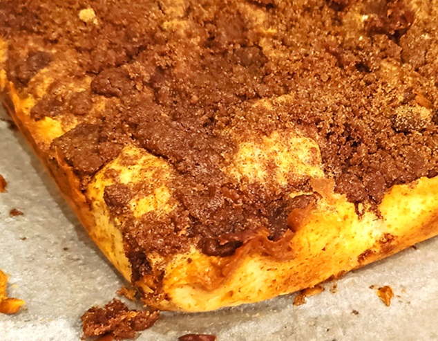 Vintage baking mix coffee cake