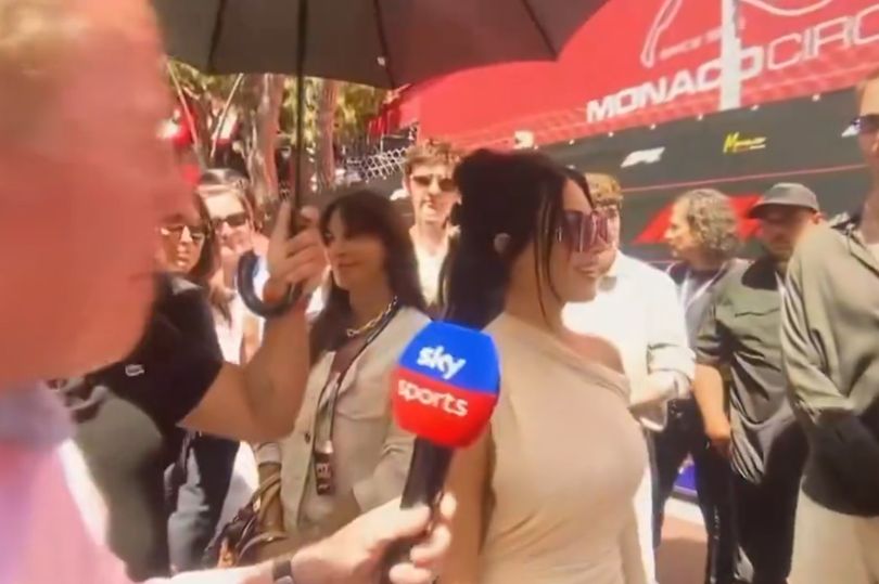 Martin Brundle blanked by Kim Kardashian as he rages 'don't shove me, I ...
