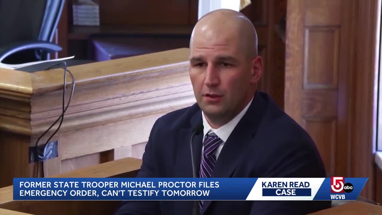 Michael Proctor files emergency order, claims he can not testify Monday