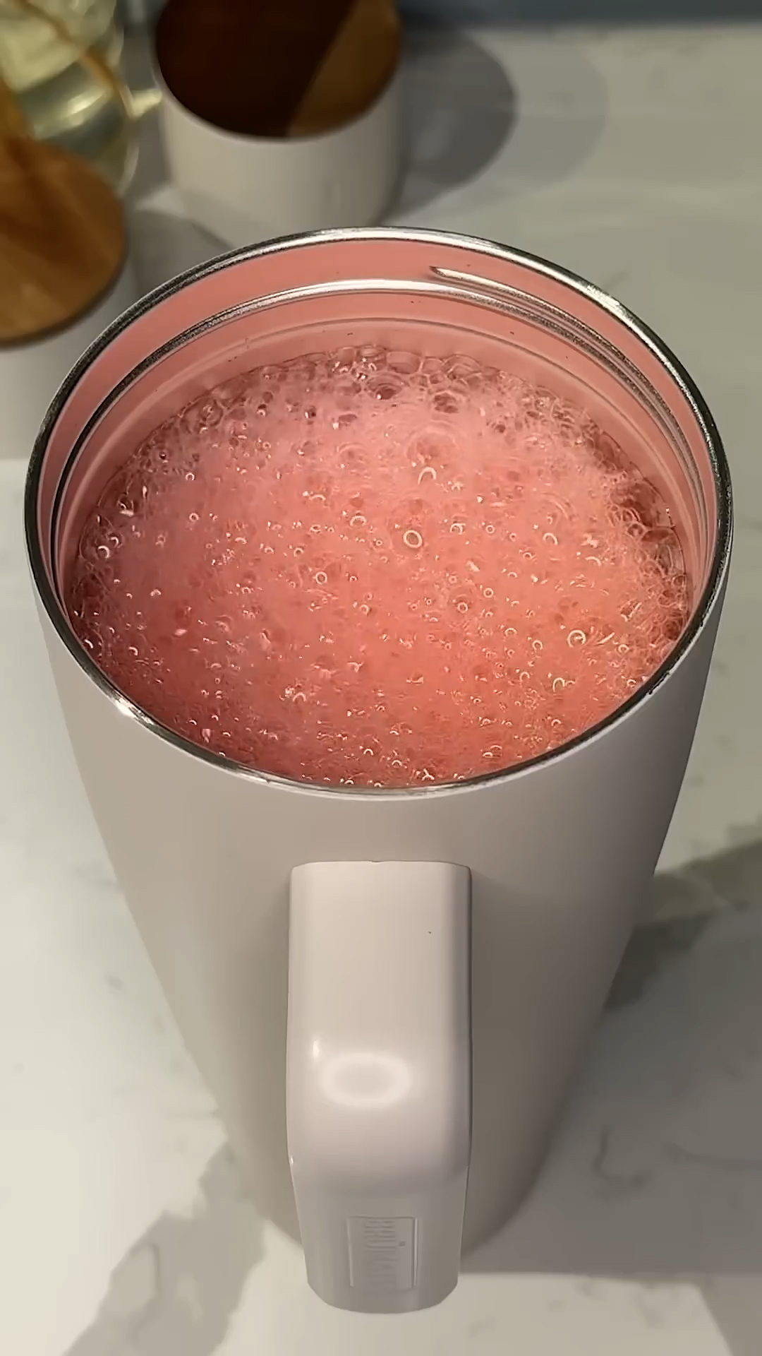 Tart lime and sweet cherry mix into a fizzy refreshing summer drink