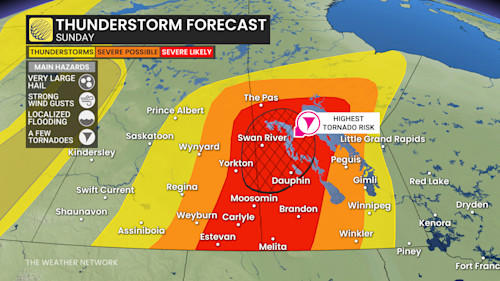 Hazardous eastern Prairies storm setup primed with tornado, large hail risk