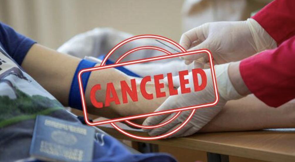 Abington police cancel mobile blood drive after low sign-ups