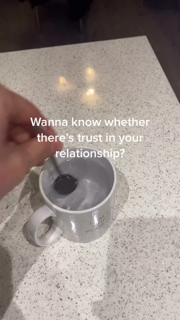 Simple water test that reveals trust in your relationship