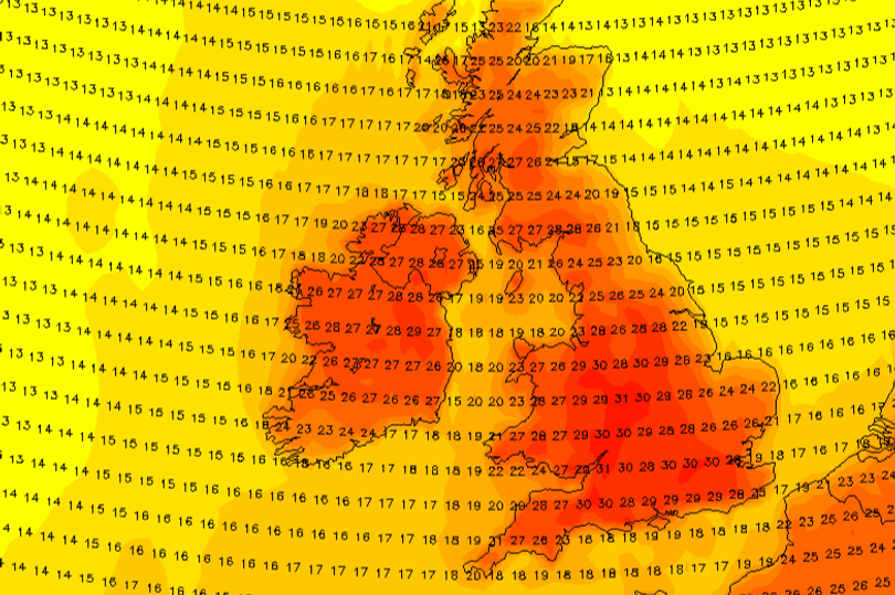 Met Eireann map shows sunshine and temperature surge next weekend