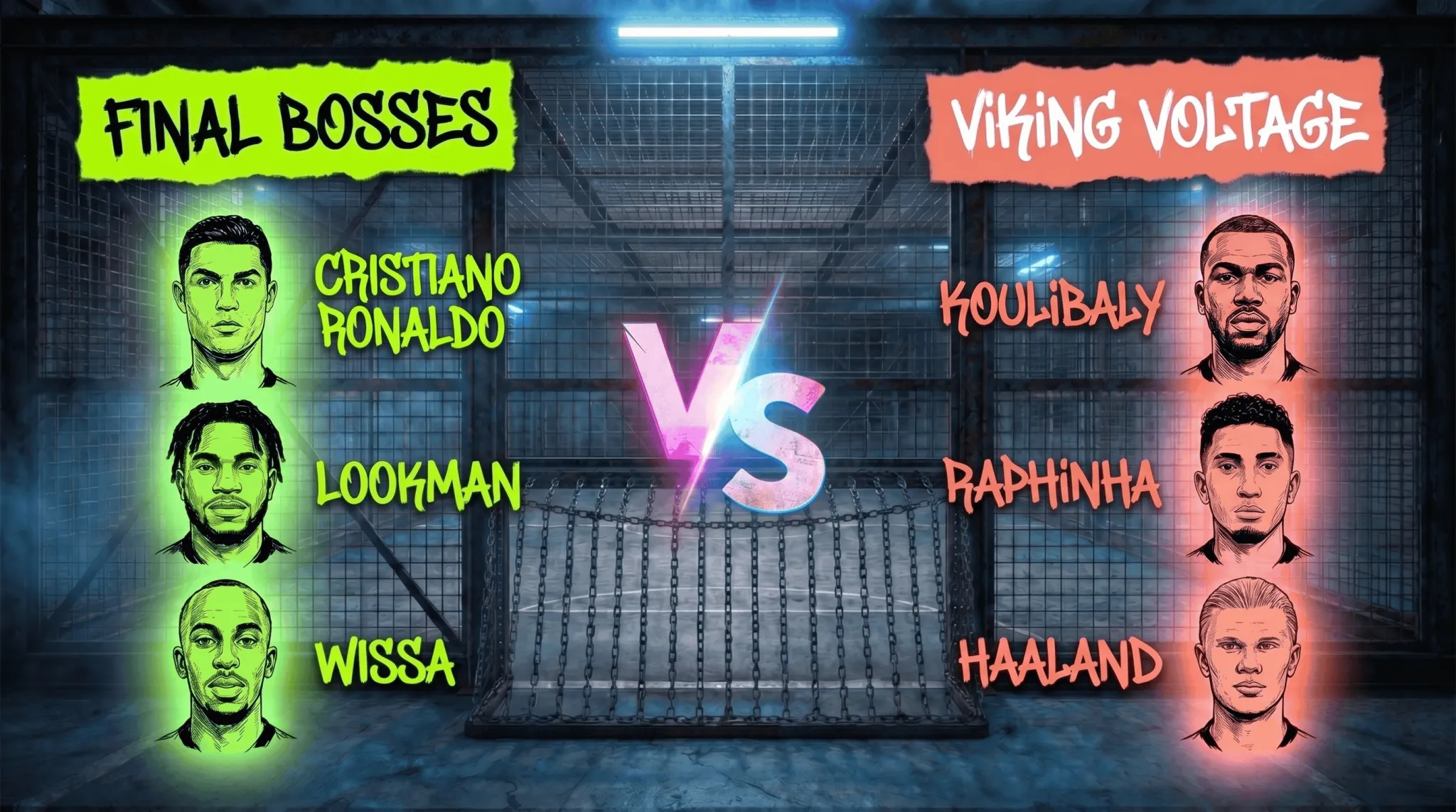 The Cage, duelo de craques: Vote em Final Bosses x Viking Voltage