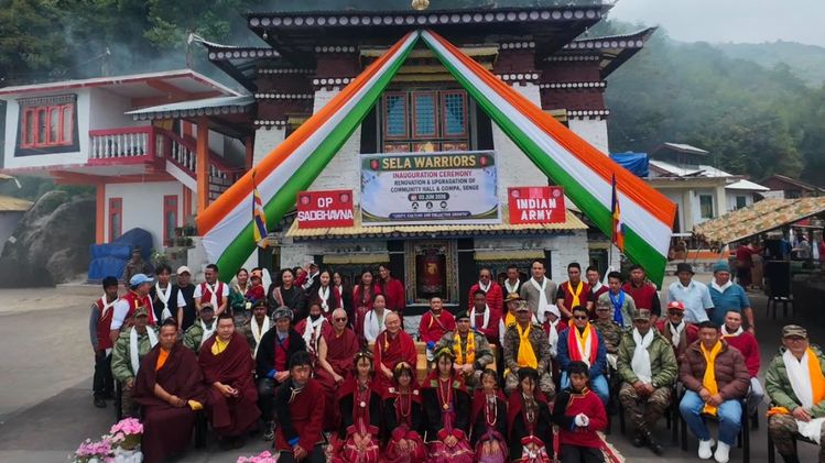 Indian Army inaugurates upgraded community hall and Gompa at Arunachal ...