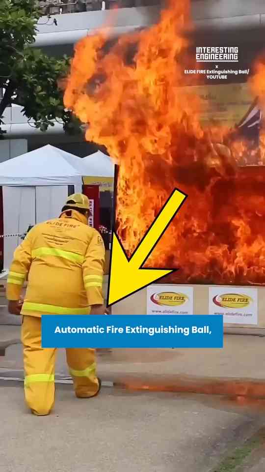 The fire extinguishing ball