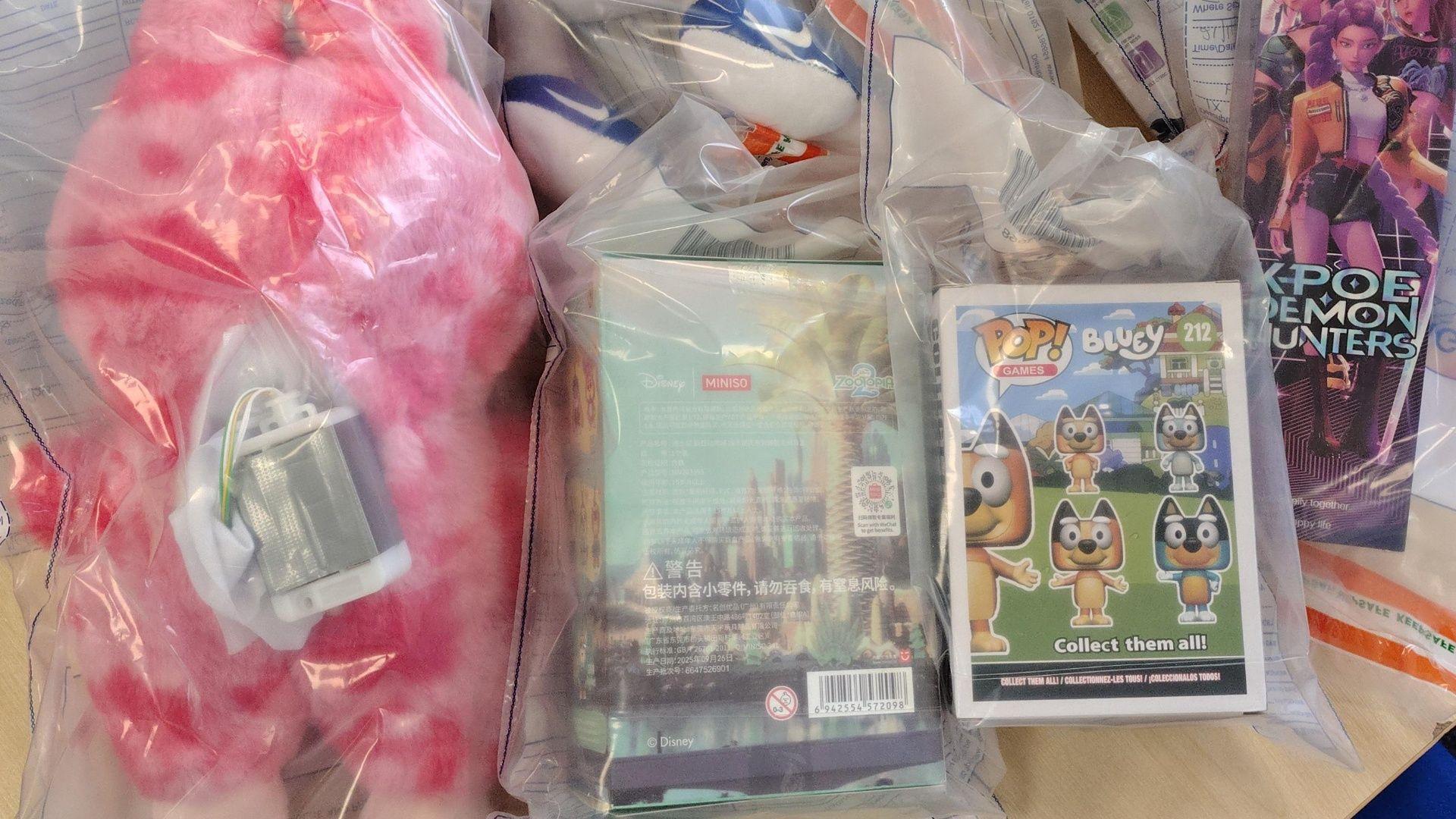 Crackdown seizes more than 500 fake toys