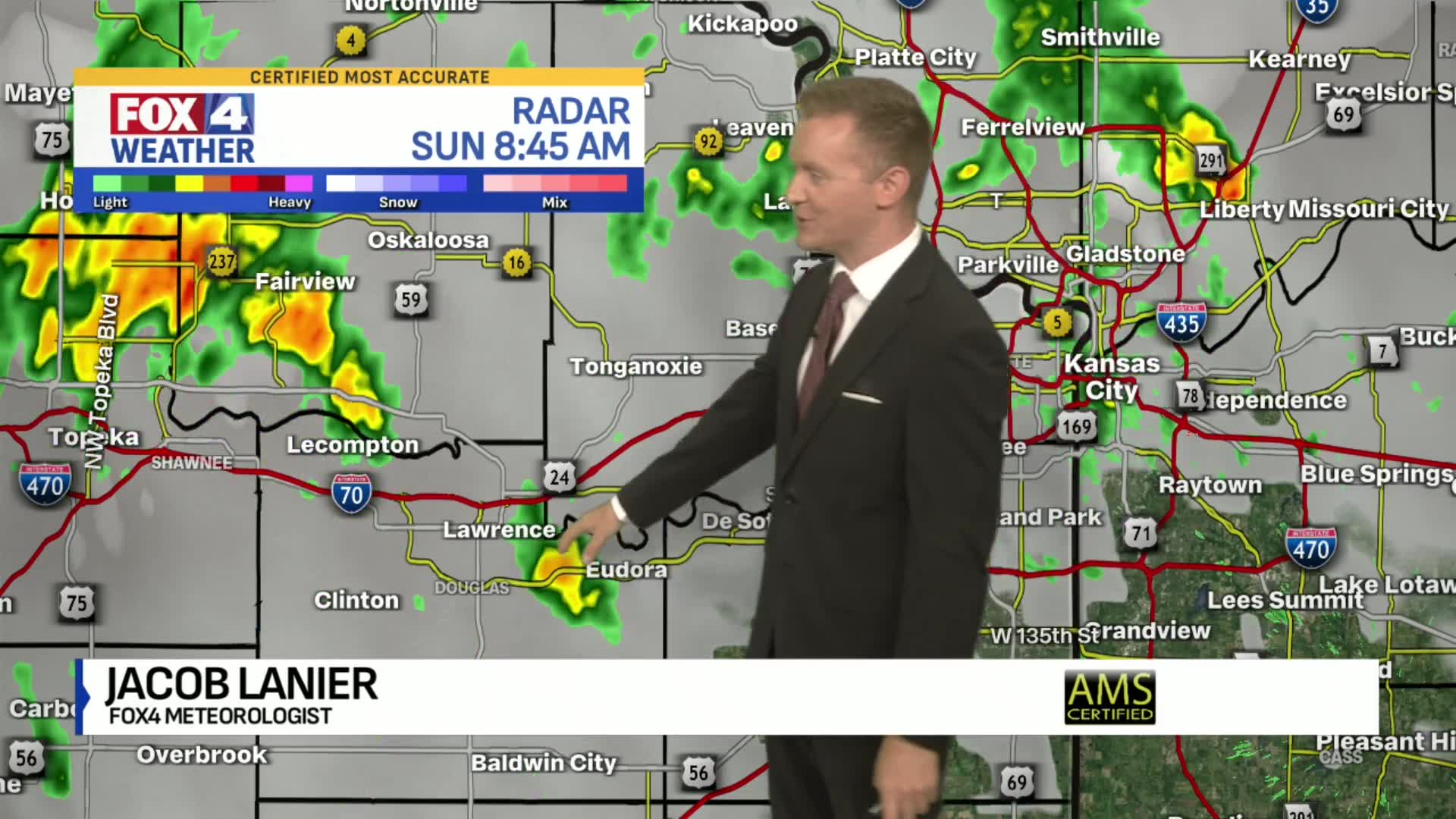 Sunday morning forecast