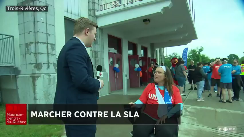 Une marche contre la SLA à Trois-Rivières