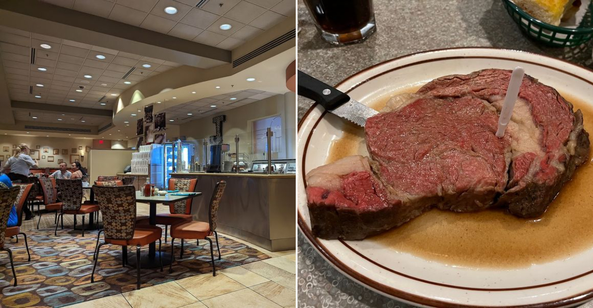 This Nevada casino cafe offers a generous prime rib dinner with sides ...