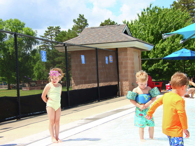 Photos: Families dive into summer on opening day at Plymouth Pool