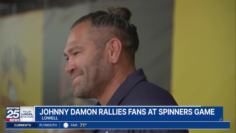 Lowell Spinners host Johnny Damon celebration