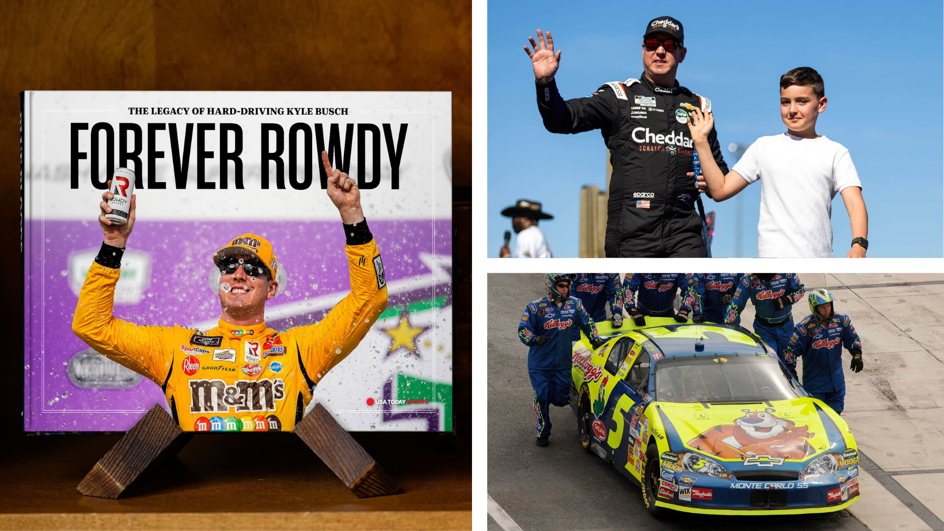 Celebrate Kyle Busch's NASCAR legacy with a USA TODAY hardcover book