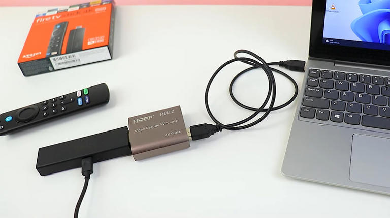 How to use an Amazon Fire TV Stick on a laptop