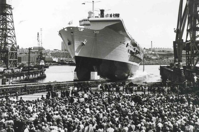 HMS Ark Royal - another great ship that was built at Swan Hunter on the ...