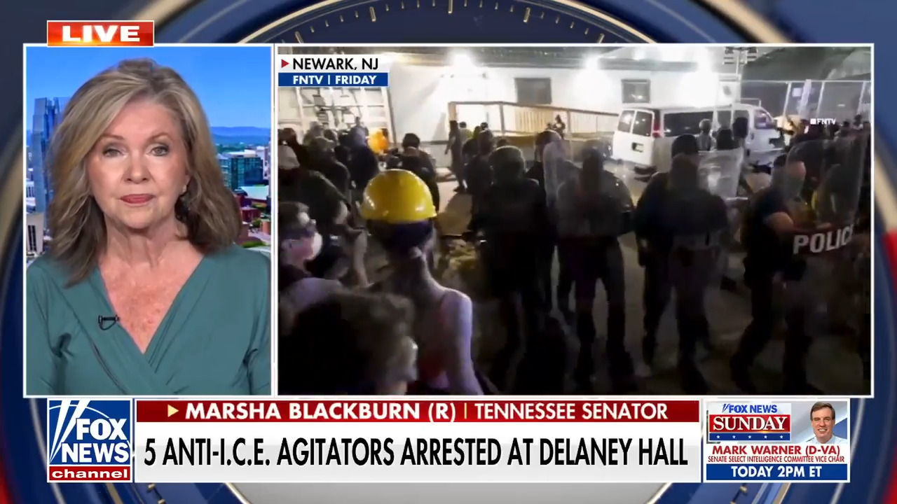Marsha Blackburn slams 'disgusting' anti-ICE protests in New Jersey