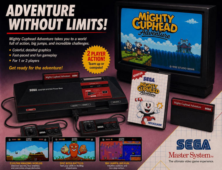 New Cuphead game is for the SEGA Master System. That's not a typo.