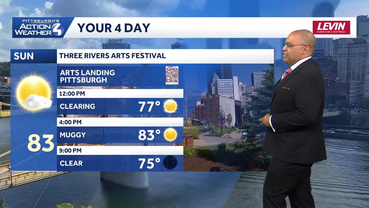 June 7 forecast: Ramping up heat and humidity for western PA