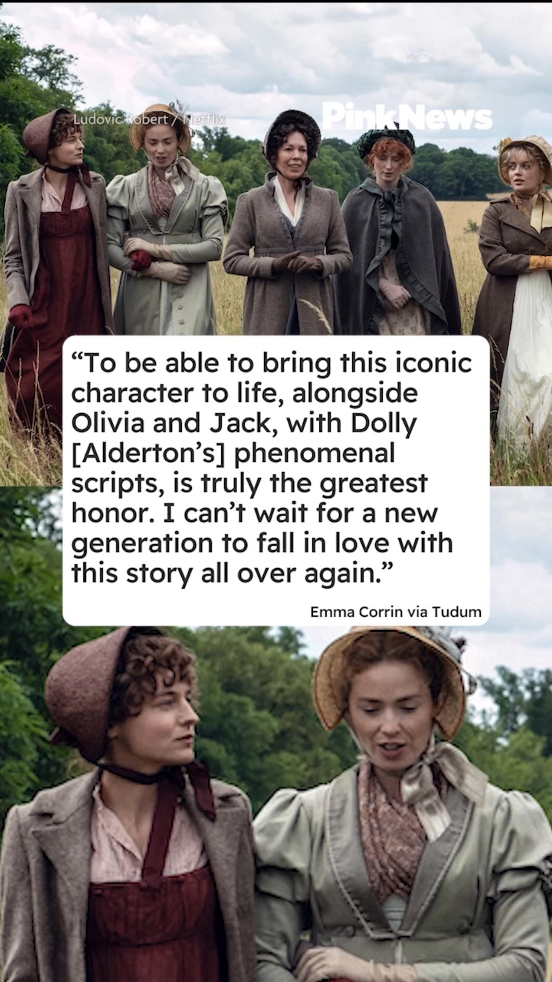 Emma Corrin makes history as first non-binary actor to play Elizabeth ...