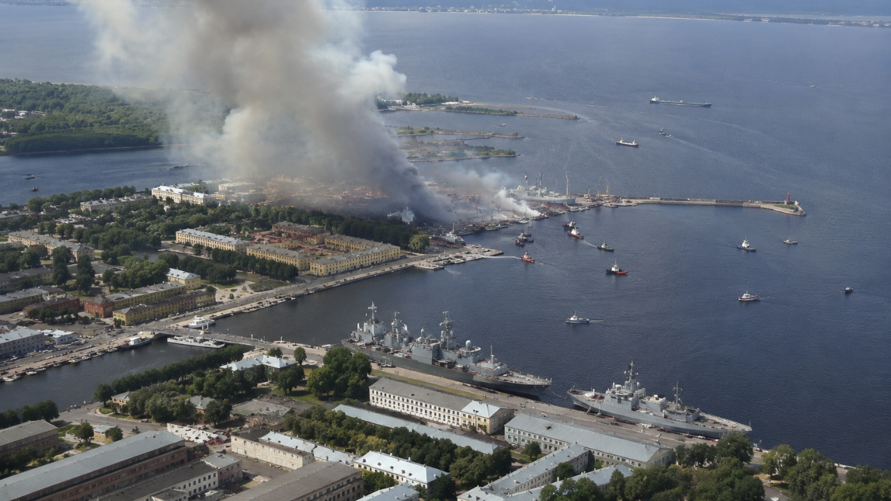 Major drone assault on Russian bases in St. Petersburg