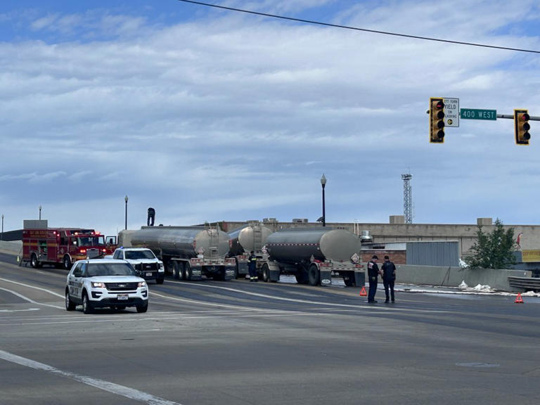 Fuel spill near downtown Salt Lake City, avoid area