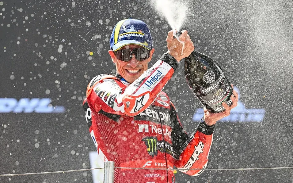 Marquez takes 100th GP win but fitness doubts remain