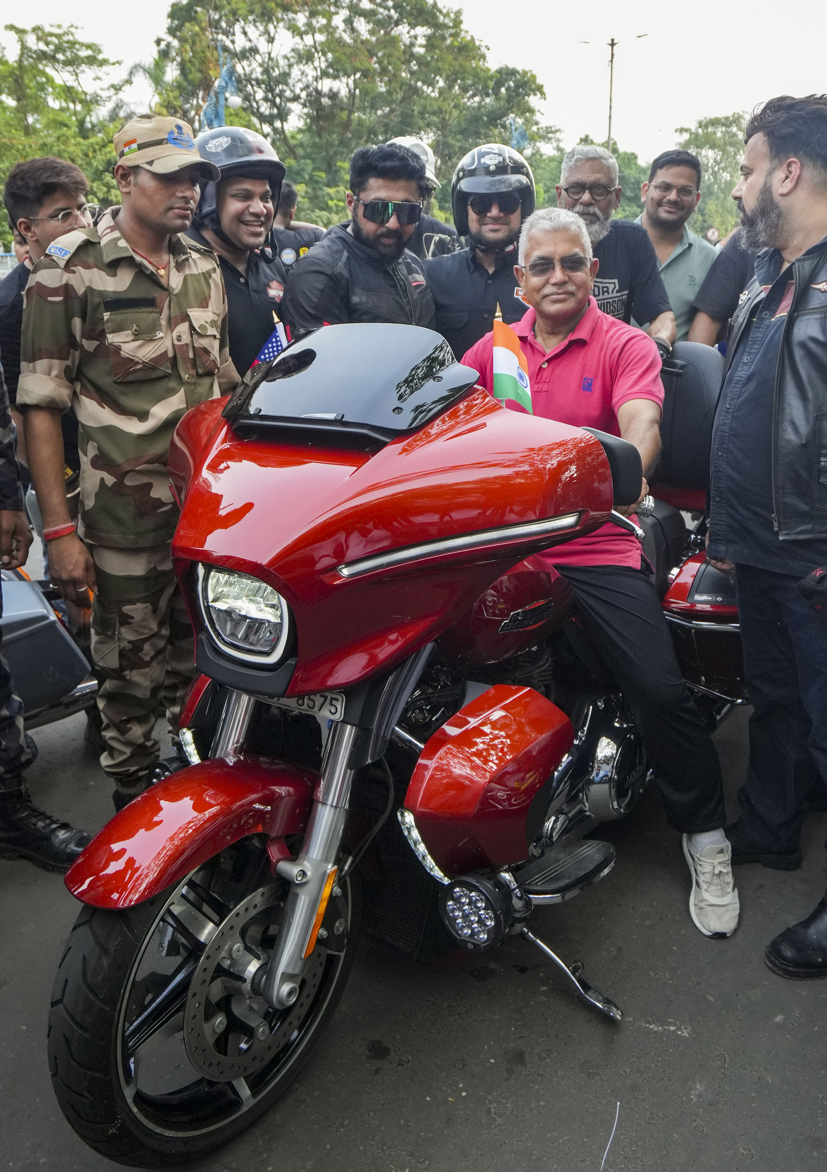 Joy-Freedom Ride rally in Kolkata honours India-US security partnership