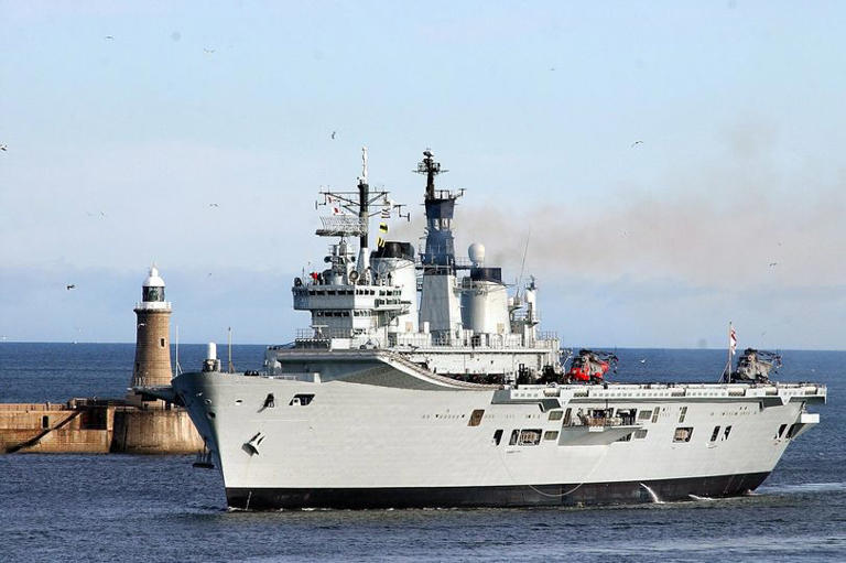 HMS Ark Royal - another great ship that was built at Swan Hunter on the ...