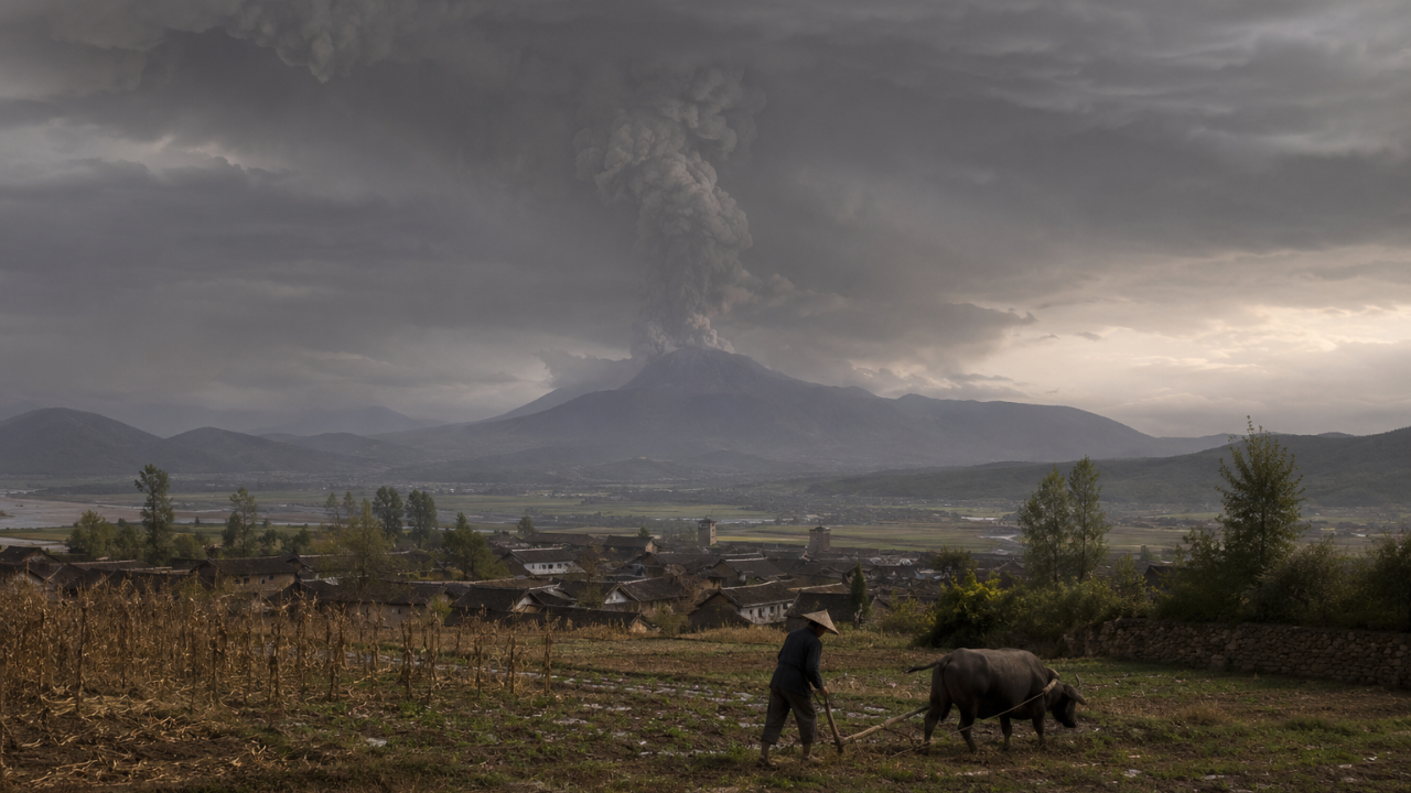 Uncovering the volcanic connection to China's severe famines