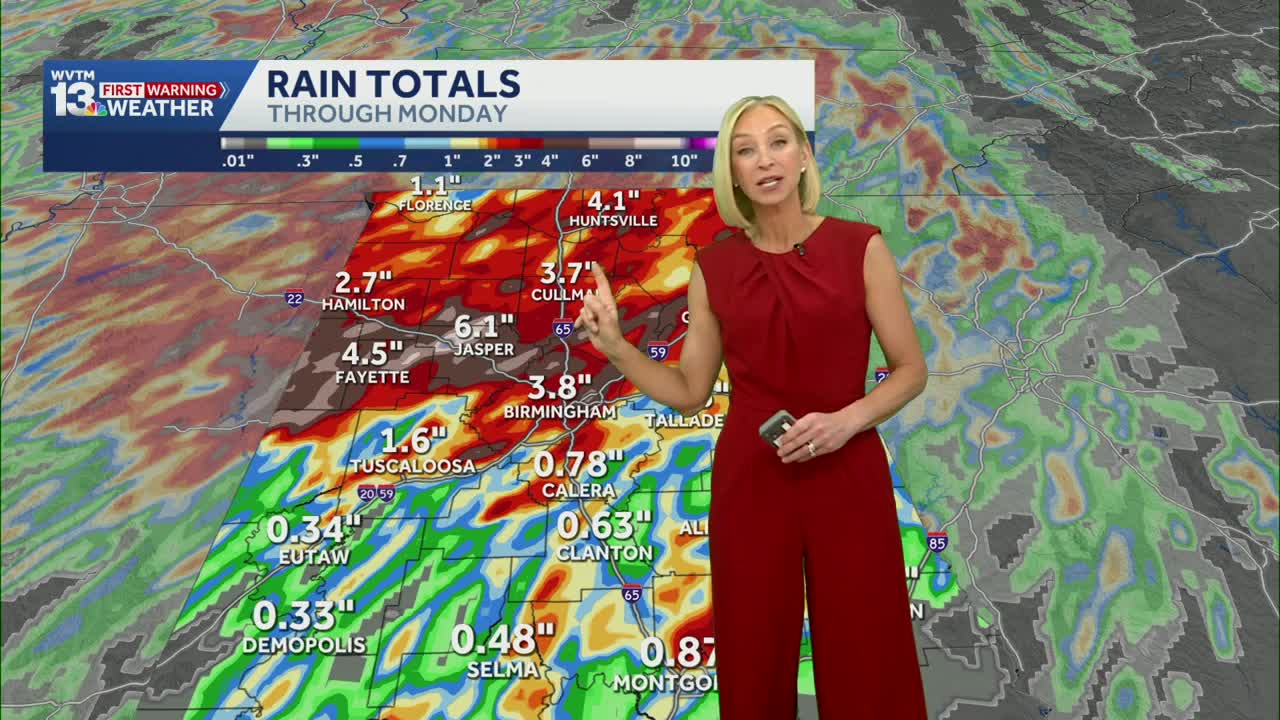 Alabama's weather forecast: Periods of heavy rain bring a risk of flash ...