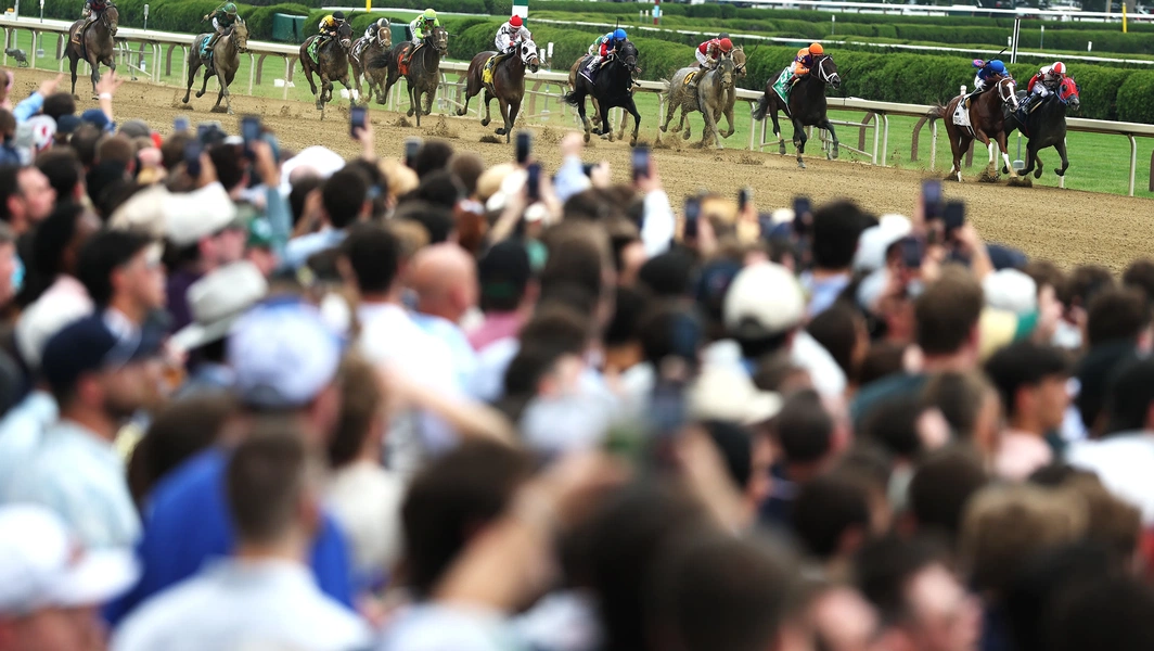 Golden Tempo wins Belmont Stakes, claims second Triple Crown leg