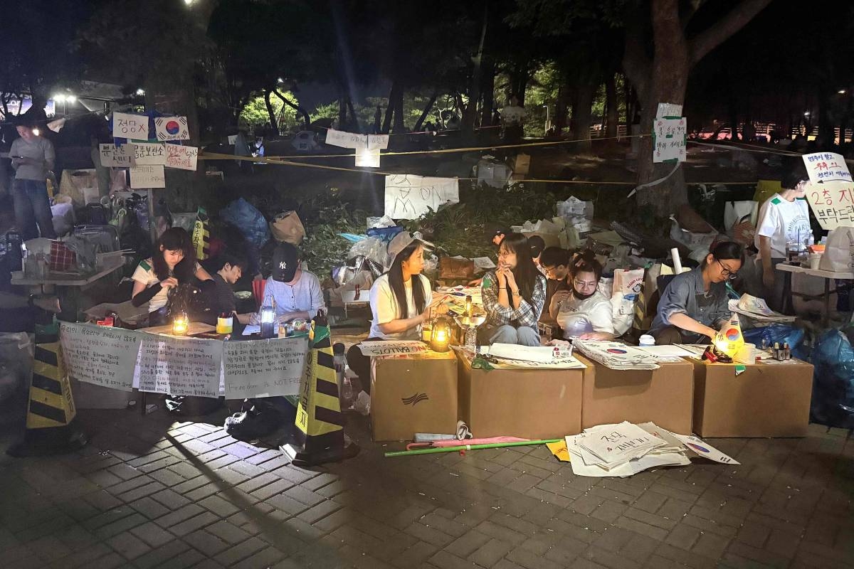 South Koreans protest over ballot mishap, demand local election rerun