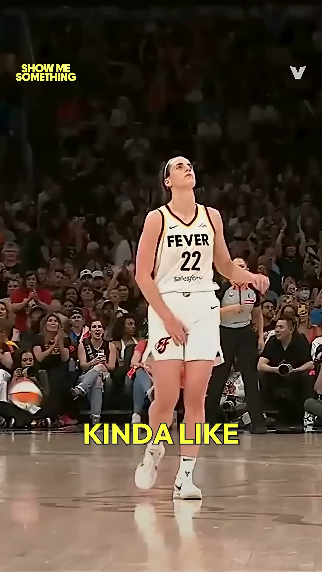 Playing with Caitlin Clark makes life way easier #WNBA #sports