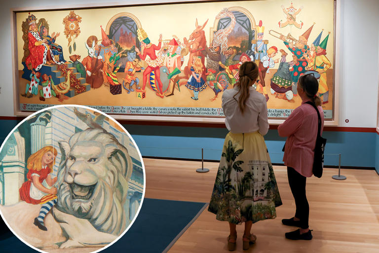 NYC’s miraculously saved 'Alice in Wonderland' hospital mural goes on ...