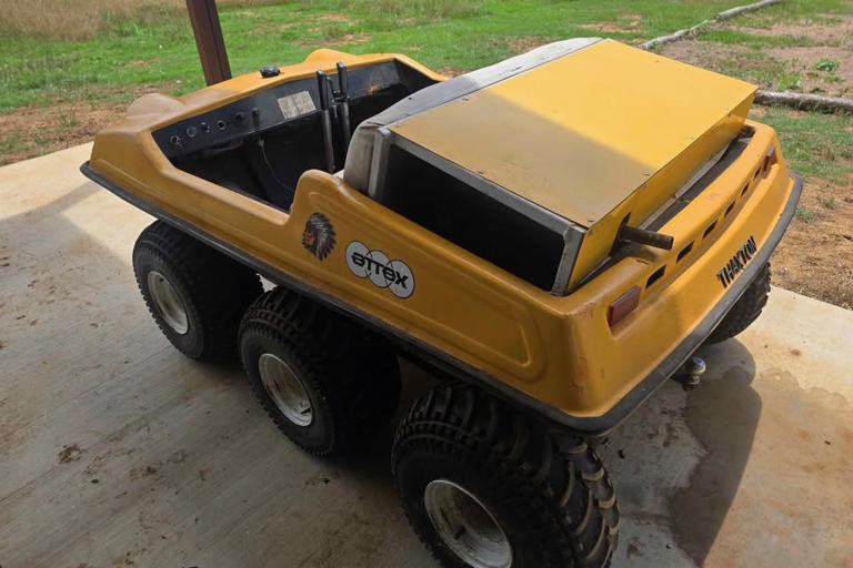 This amphibious 6×6 is a true ATV with a bulletproof Honda engine, and ...