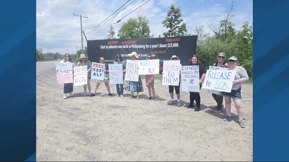 Protests call for better conditions at Moshannon Valley Detention Center