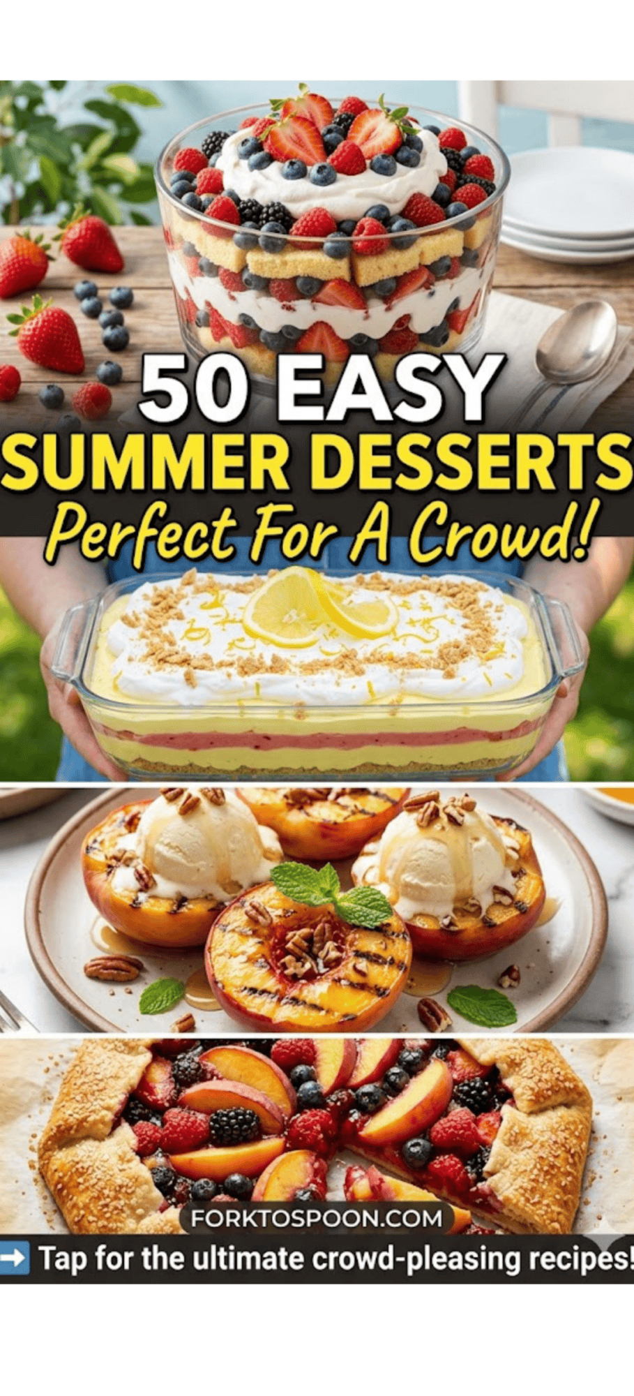 50 easy summer desserts for a crowd