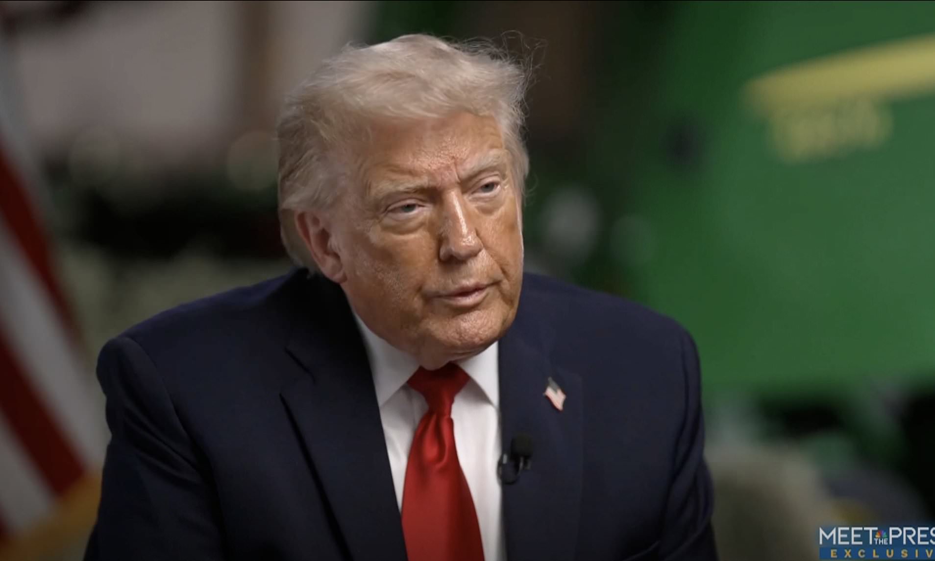 Irate Trump storms off NBC set mid-sentence as he blasts 'dishonest press'