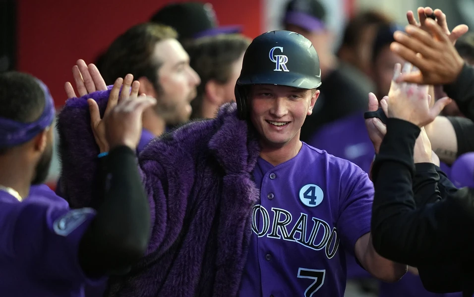 MLB overturns Rockies rookie's unusual head-deflection home run