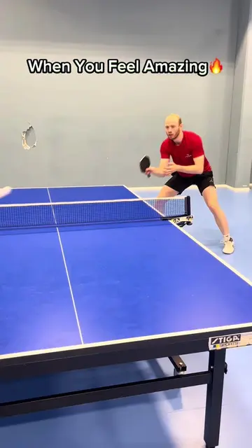 When your ping pong confidence meets your coach