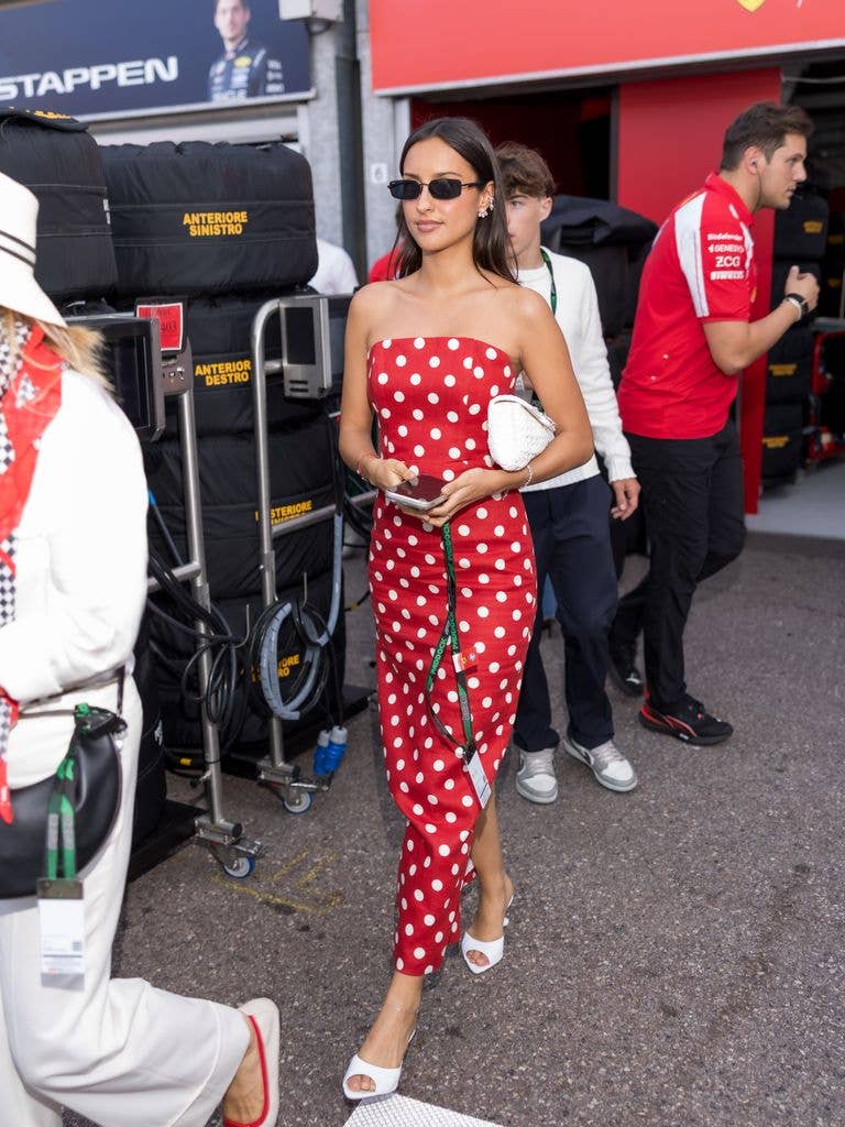 Kim Kardashian and Alexandra Leclerc's F1 style couldn't be more different