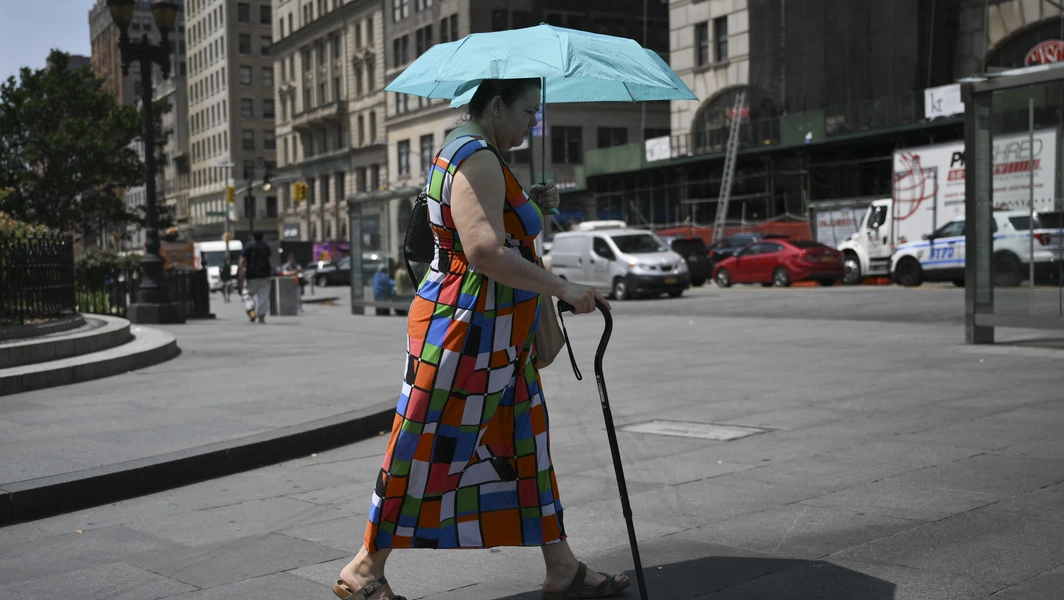 Severe storms sweep New York with high winds and hail