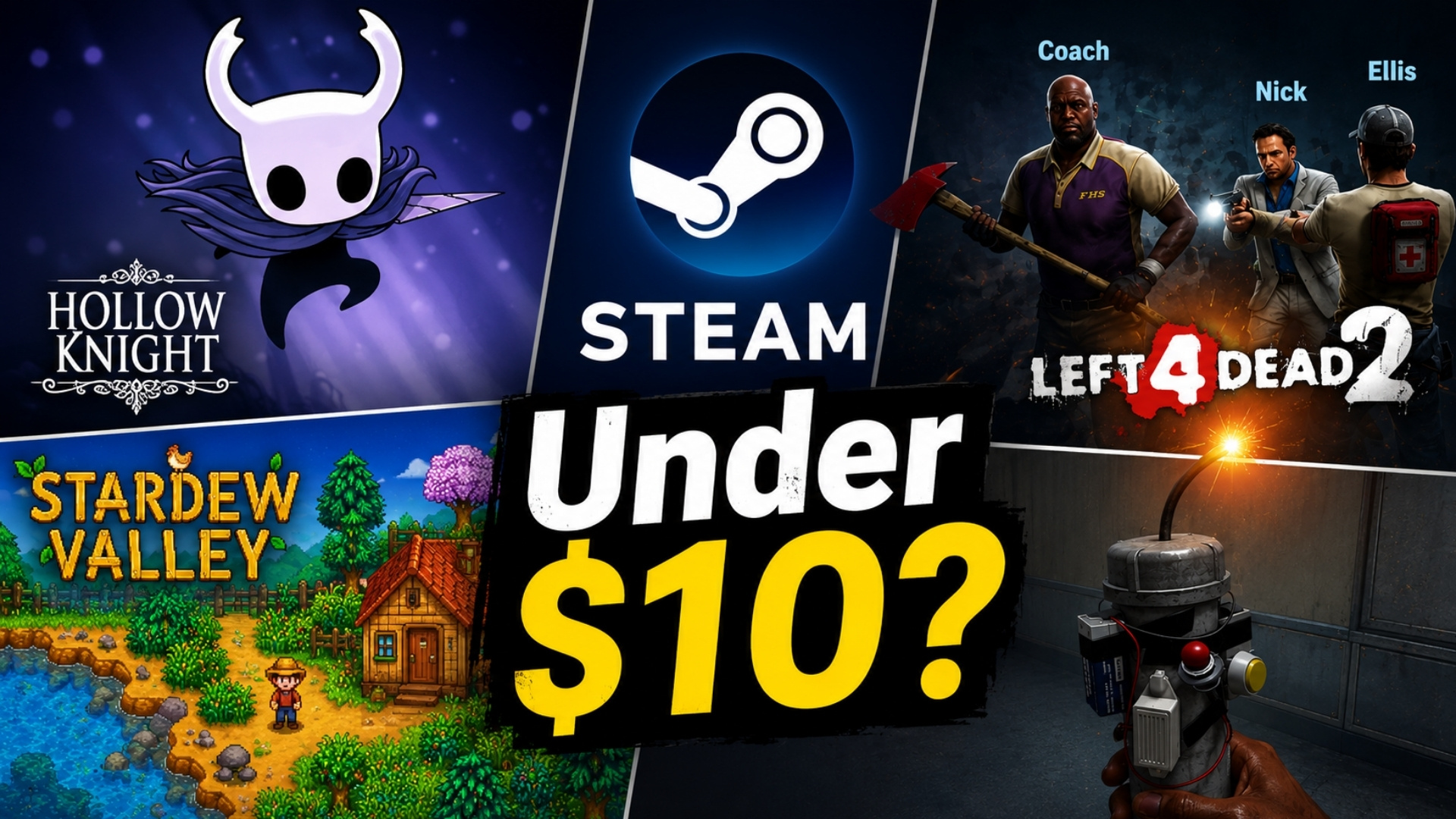 Best Steam games under $10 in 2026, including Hades and Hollow Knight