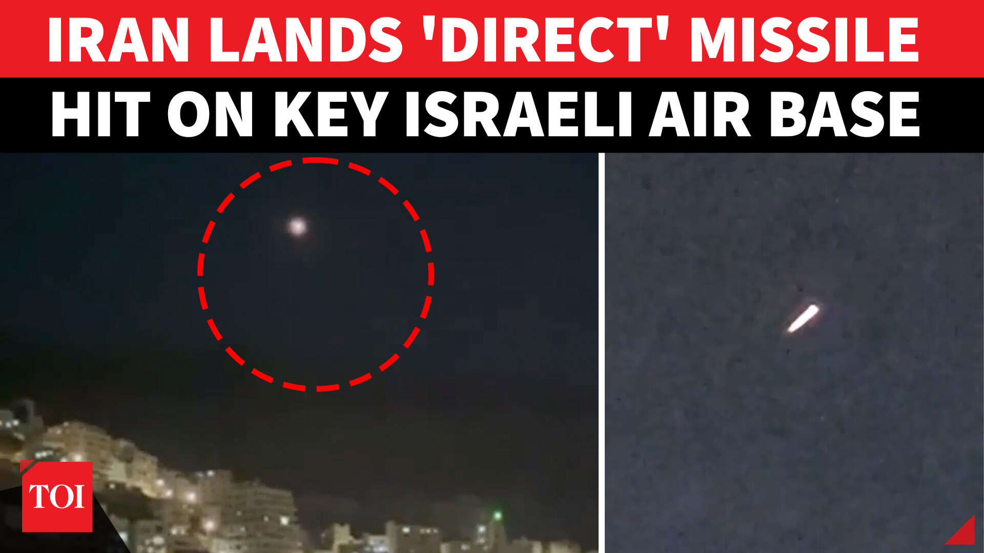 Iran strikes Israel's air power hub, missiles slam strategic Ramat ...