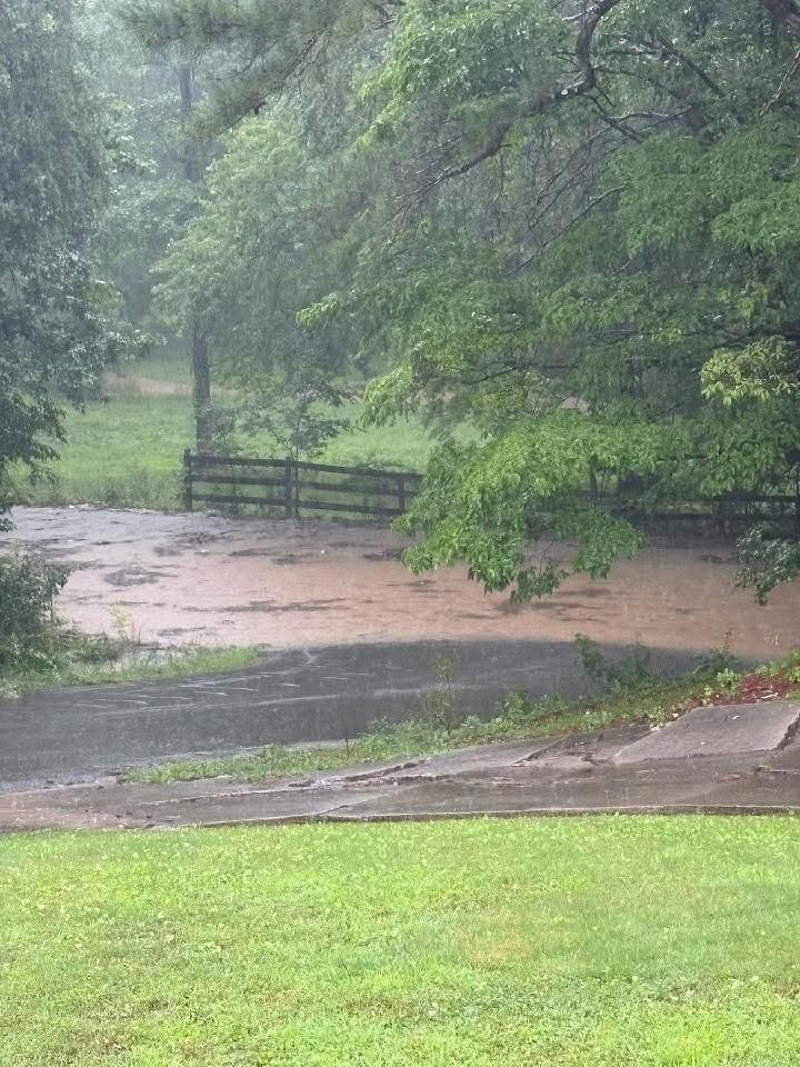 Flash flooding closes roads across Tennessee Valley