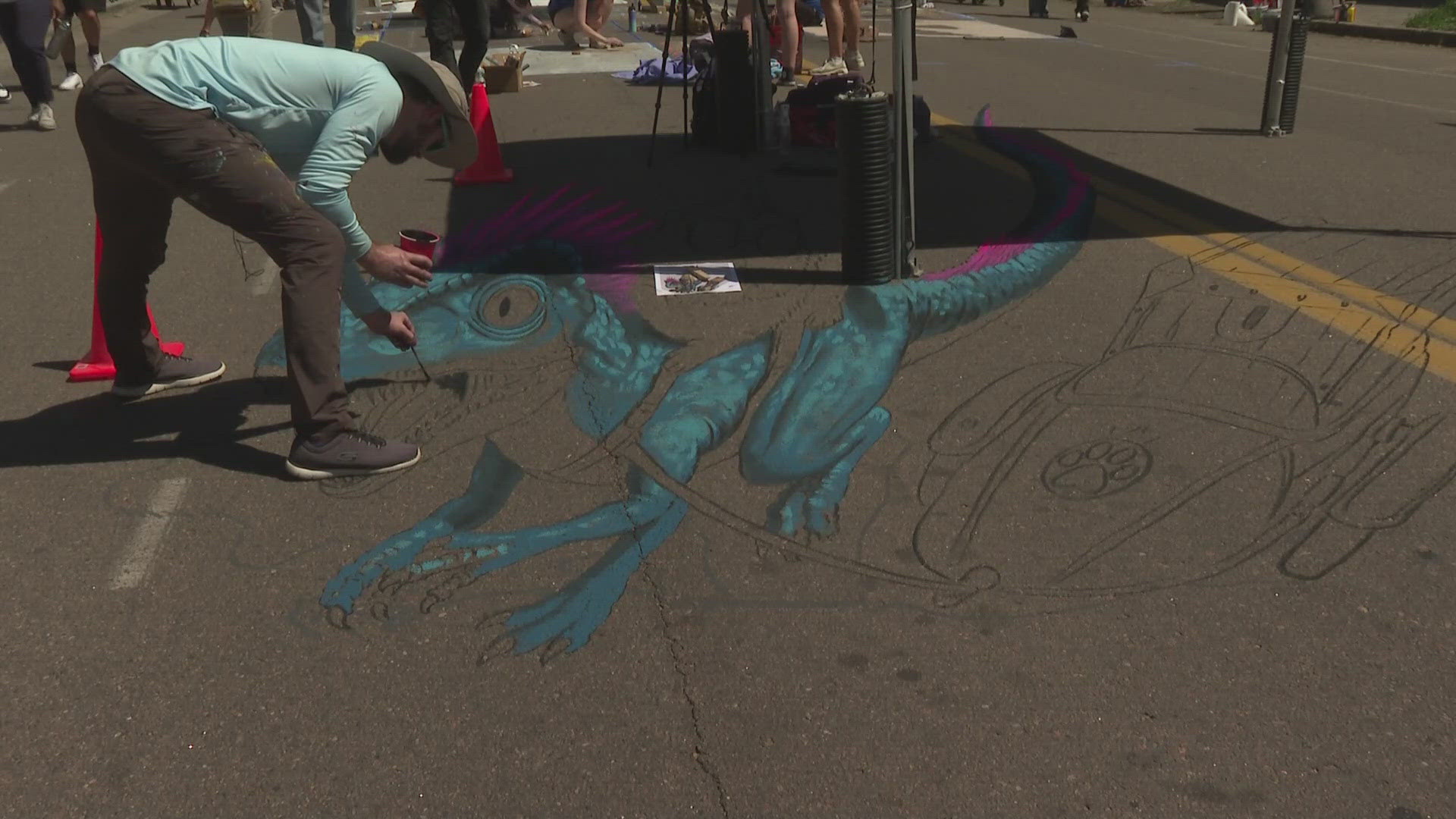 Chalk art festival returns to Denver