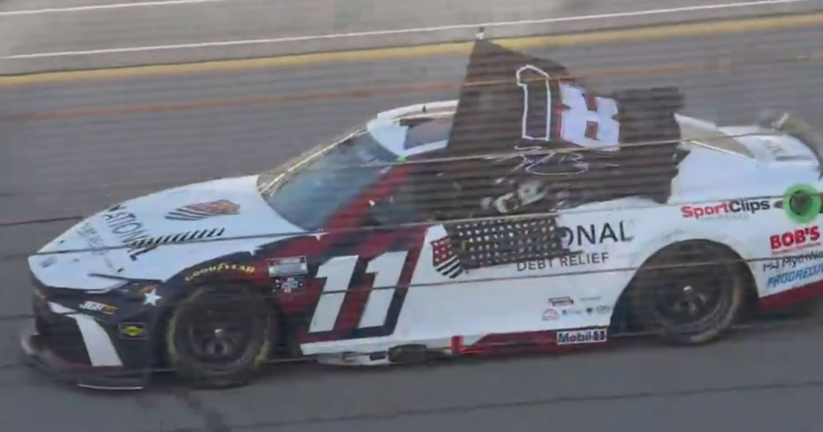 Denny Hamlin honors Kyle Busch as he matches Rowdy’s career win total ...