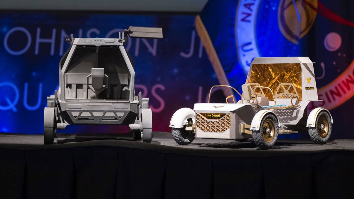 NASA astronauts will drive these new electric rovers on the moon