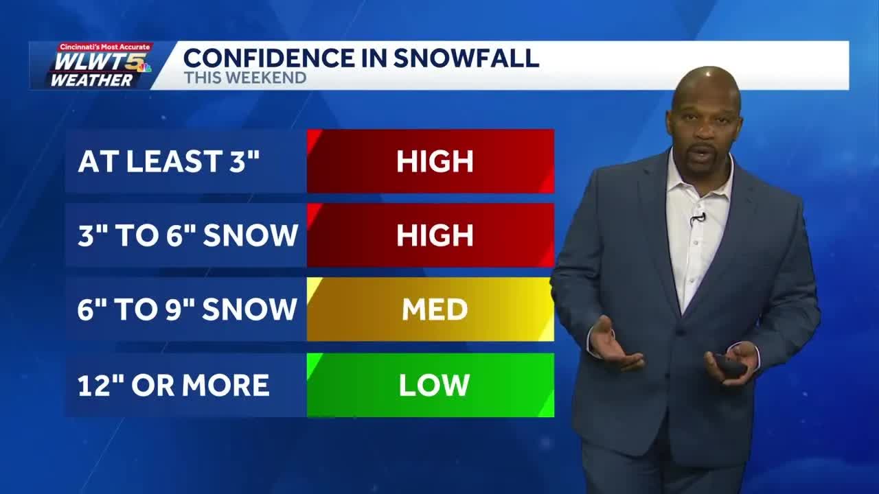 Heavy snowfall expected this weekend